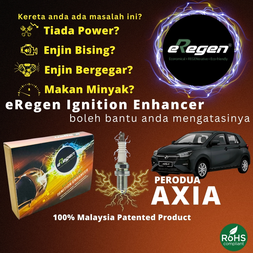 eRegen Ignition Enhancer Perodua Axia 2nd Gen - add-on to Ignition Plug ...