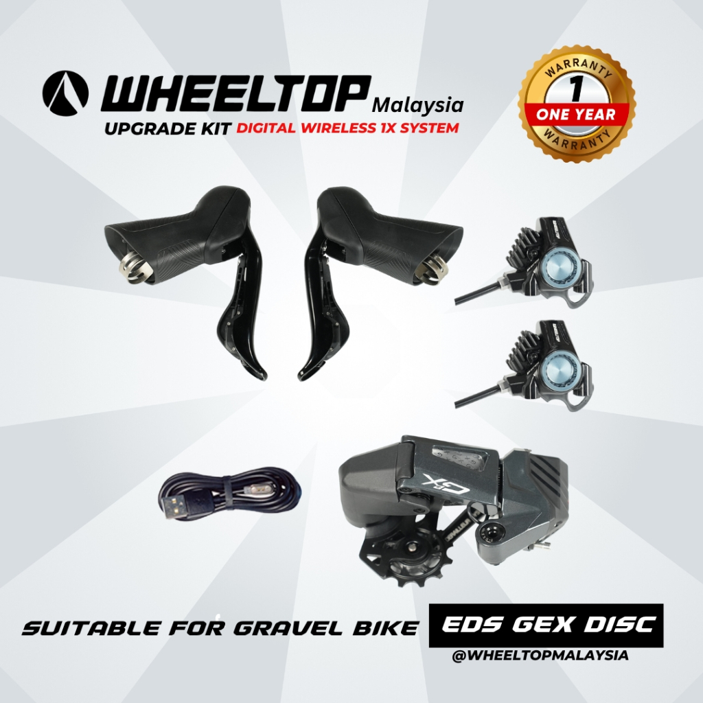 WHEELTOP EDS GeX DISC CARBON WIRELESS TRANSMISSION UPGRADE KITS FOR GRAVEL BIKE 7-14 SPEED ...