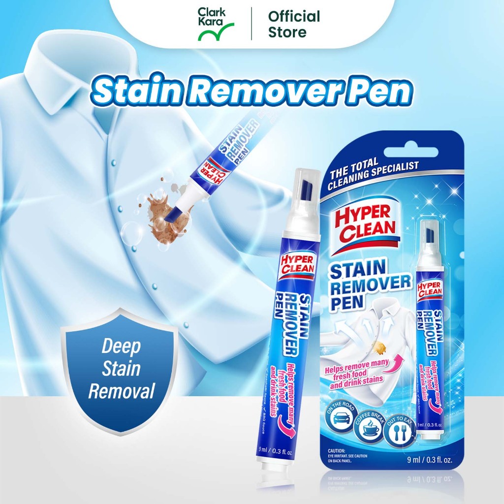 HYPERCLEAN Fabric Stain Remover Pen – Waterless, Portable ...