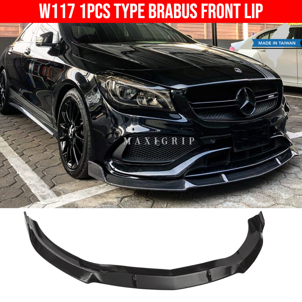 Fit for Mercedes Benz W117 CLA Facelift front lip AMG Brabus front ...