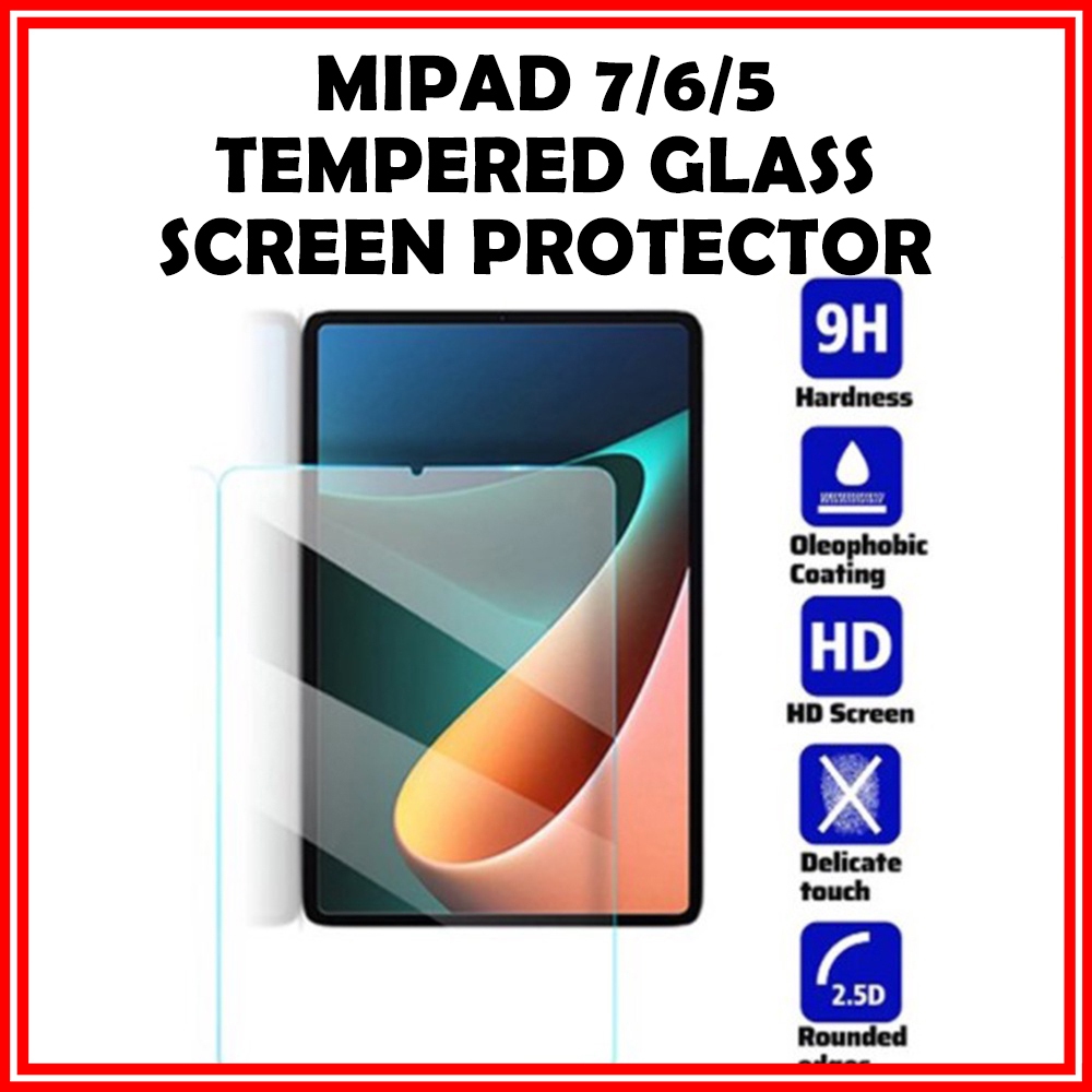 Xiaomi Mipad 7 Tempered Glass Mipad 6 / 6 Pro Tempered Glass Mi Pad 5 ...