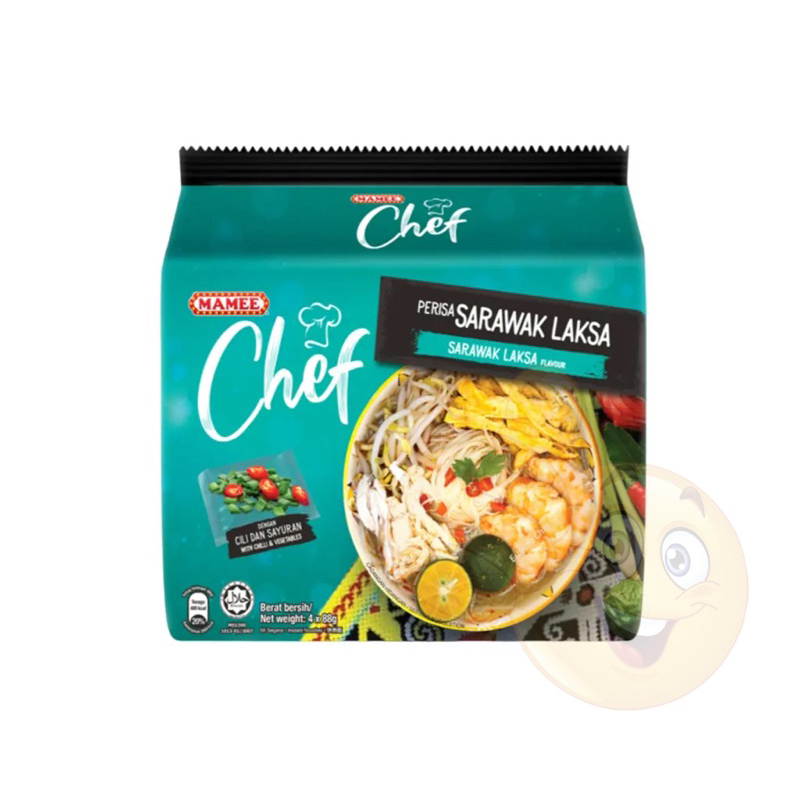 Mamee Chef Sarawak Laksa (90g x 4 Packs) | Shopee Malaysia