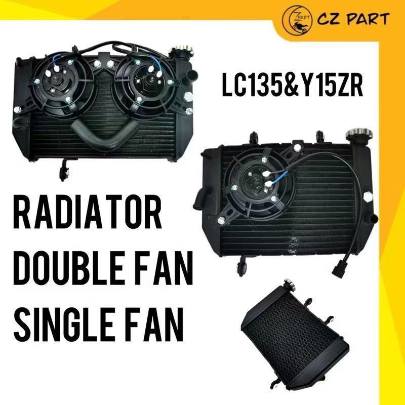 CURVE BIG BESAR RADIATOR RACING Y15ZR Y15 LC135 135LC LC 135 TWIN FAN ...