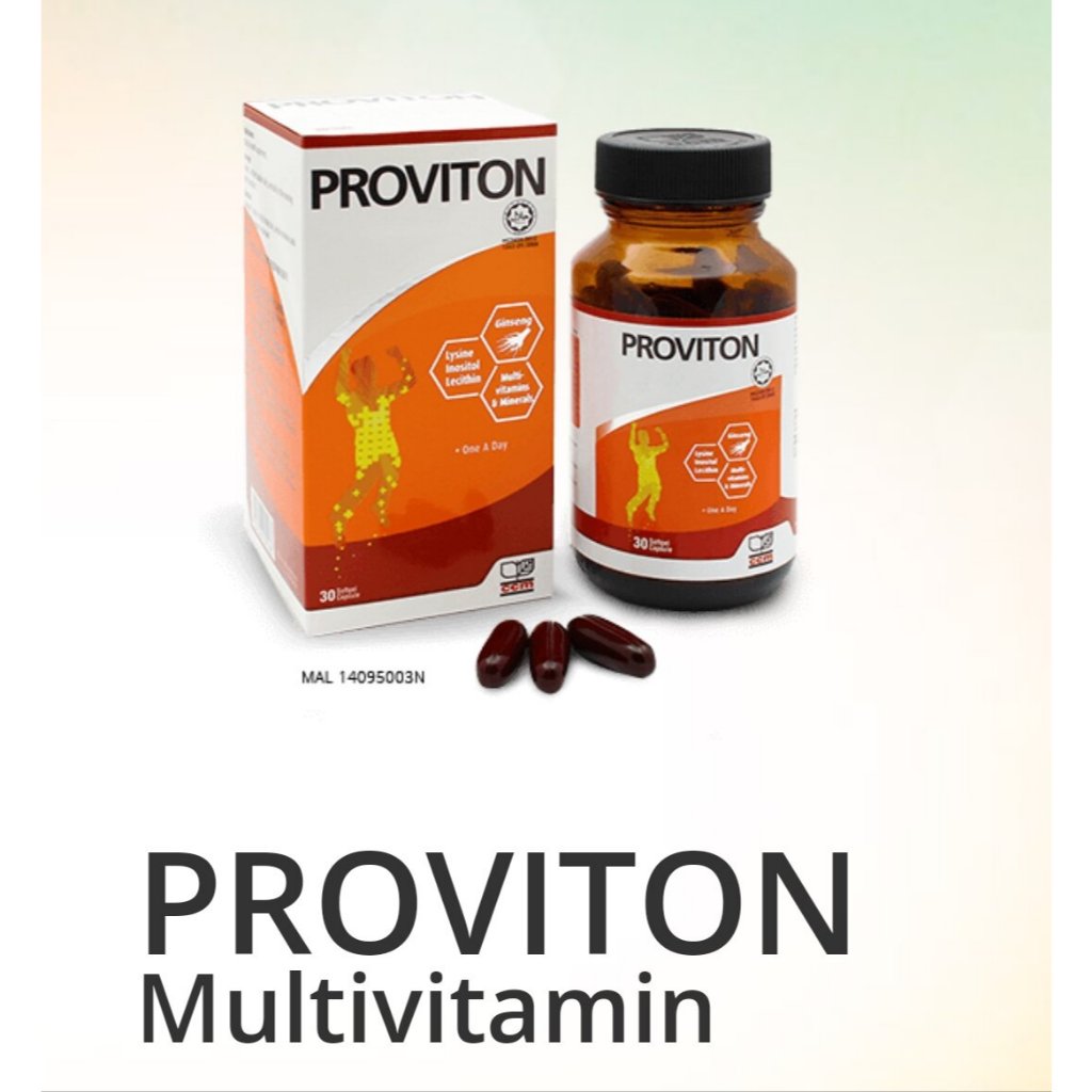 Proviton Multivitamin + Ginseng 30 capsules | Shopee Malaysia