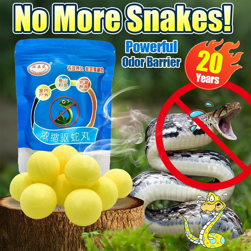 Natural Snake Repellent Pellets 6 Months Protection Non-Toxic Outdoor ...