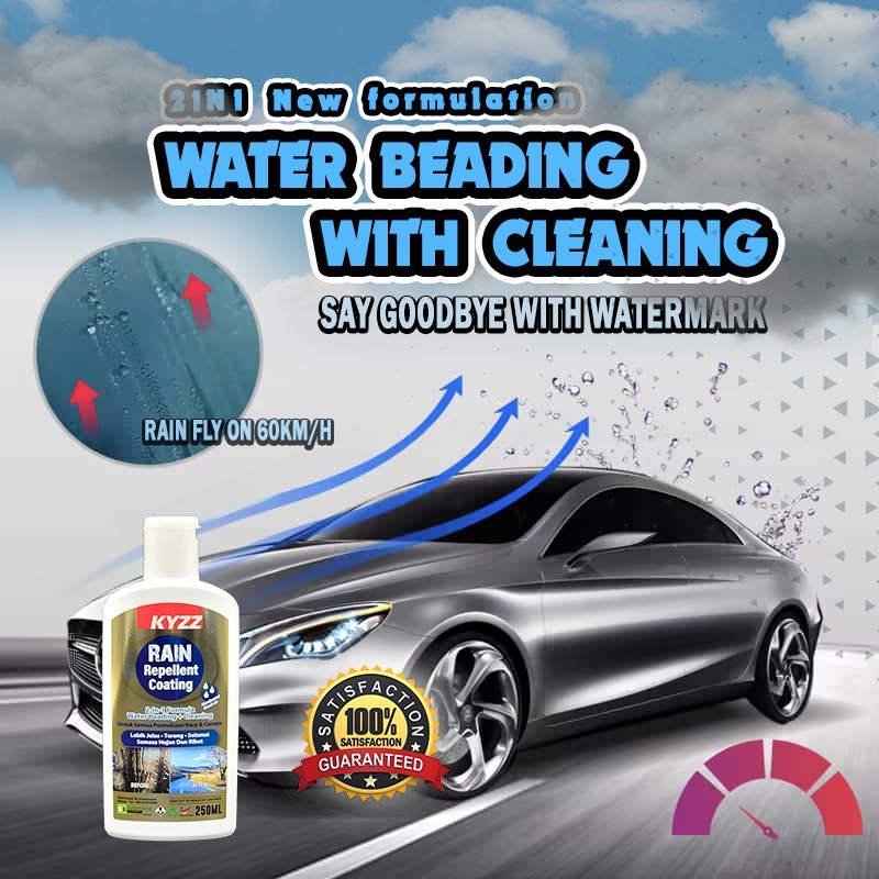 KYZZ Windscreen Rain Repellent Coating / Rain X Windshield / Rain Drop ...