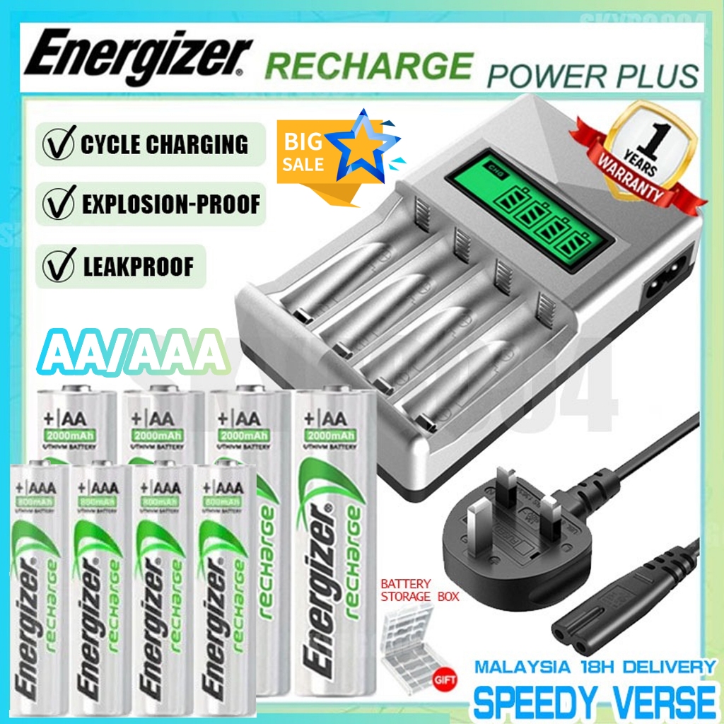 3year warranty Energizer AA/AAA Rechargeable Battery NIMH Rechargeable ...