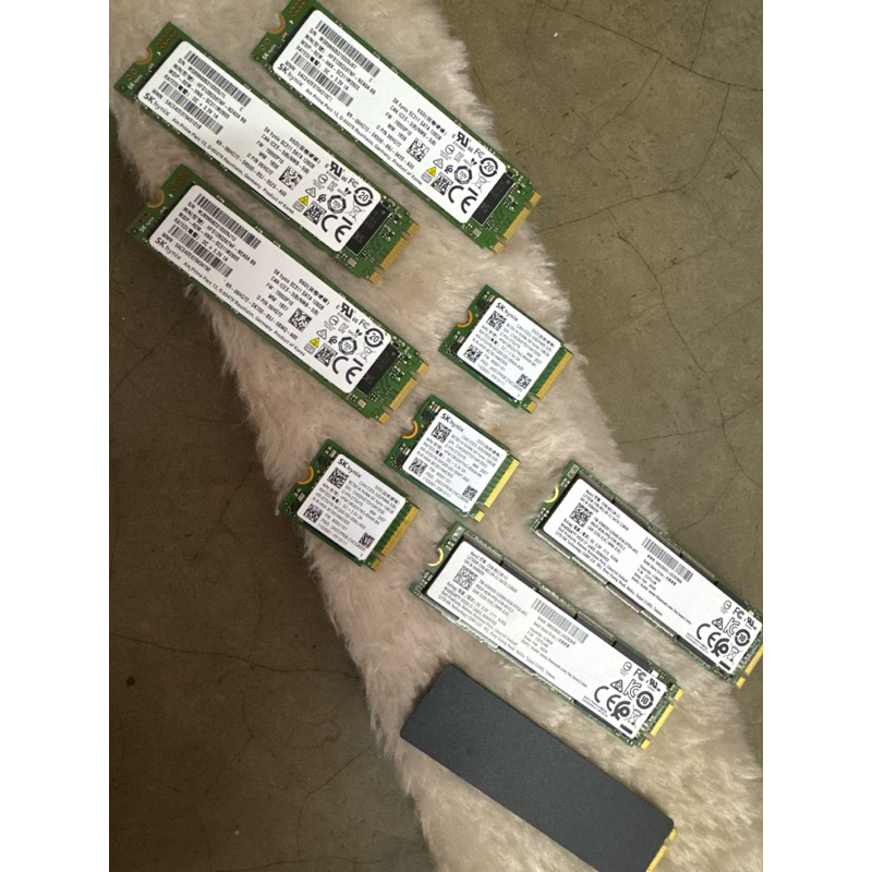 M.2 SATA SSD NGFF (B+M Key), NVME, Size 2230 & 2280. SK hynix, Lite-On ...