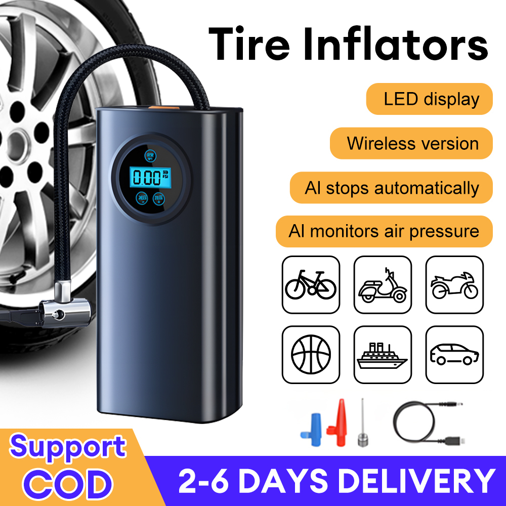 Car Tyre Inflator Tyre Pressure Pump Electric Tire Pump Car Air Pump ...