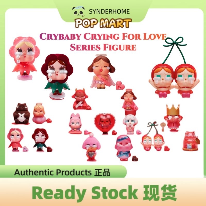 [100% Authentic] POP MART CRYBABY Crying For Love Series Figures | Shopee Malaysia
