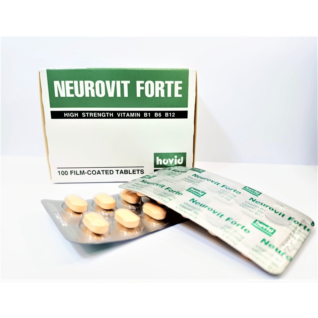 [READY STOCK] [EXP 11/27] HOVID NEUROVIT FORTE VITAMIN B1 B6 B12 100 ...