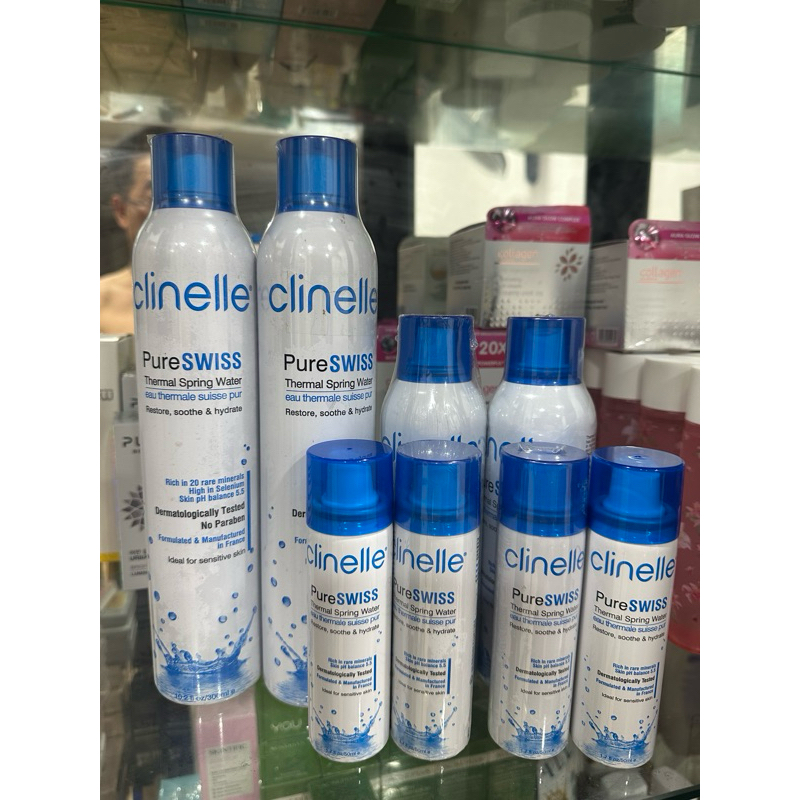 Clinelle PureSwiss Termal Spring Water 50ml/150ml/300ml- Hydrate Skin ...