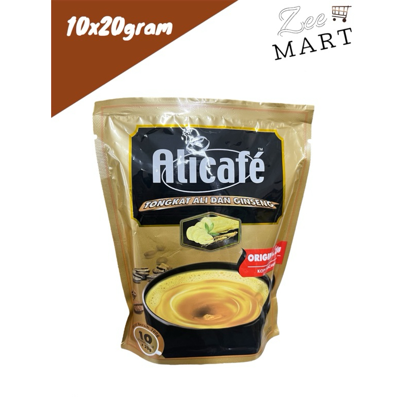 Ali Cafe Tongkat Ali & Ginseng 10 Paket Kecil x 20gram | Shopee Malaysia