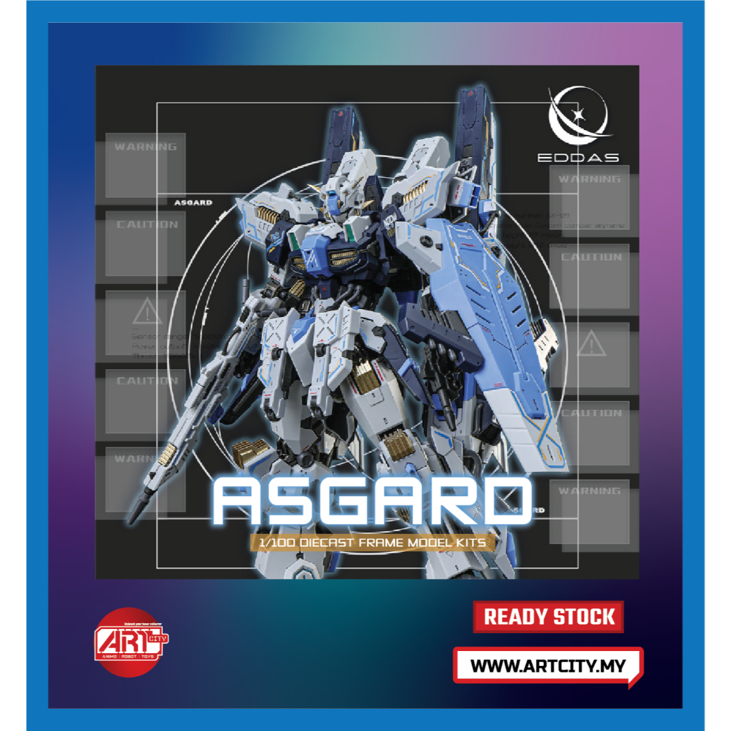 (READY STOCK) Eddas Technology - Asgard 阿斯加德 - 1/100 Scale - Diecast ...