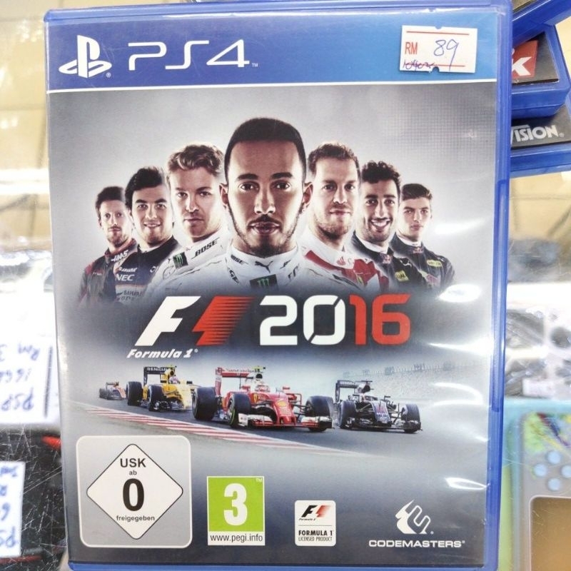 F1 2016 Formula one 2016 SecondHand Ps4 Game Disc | Shopee Malaysia