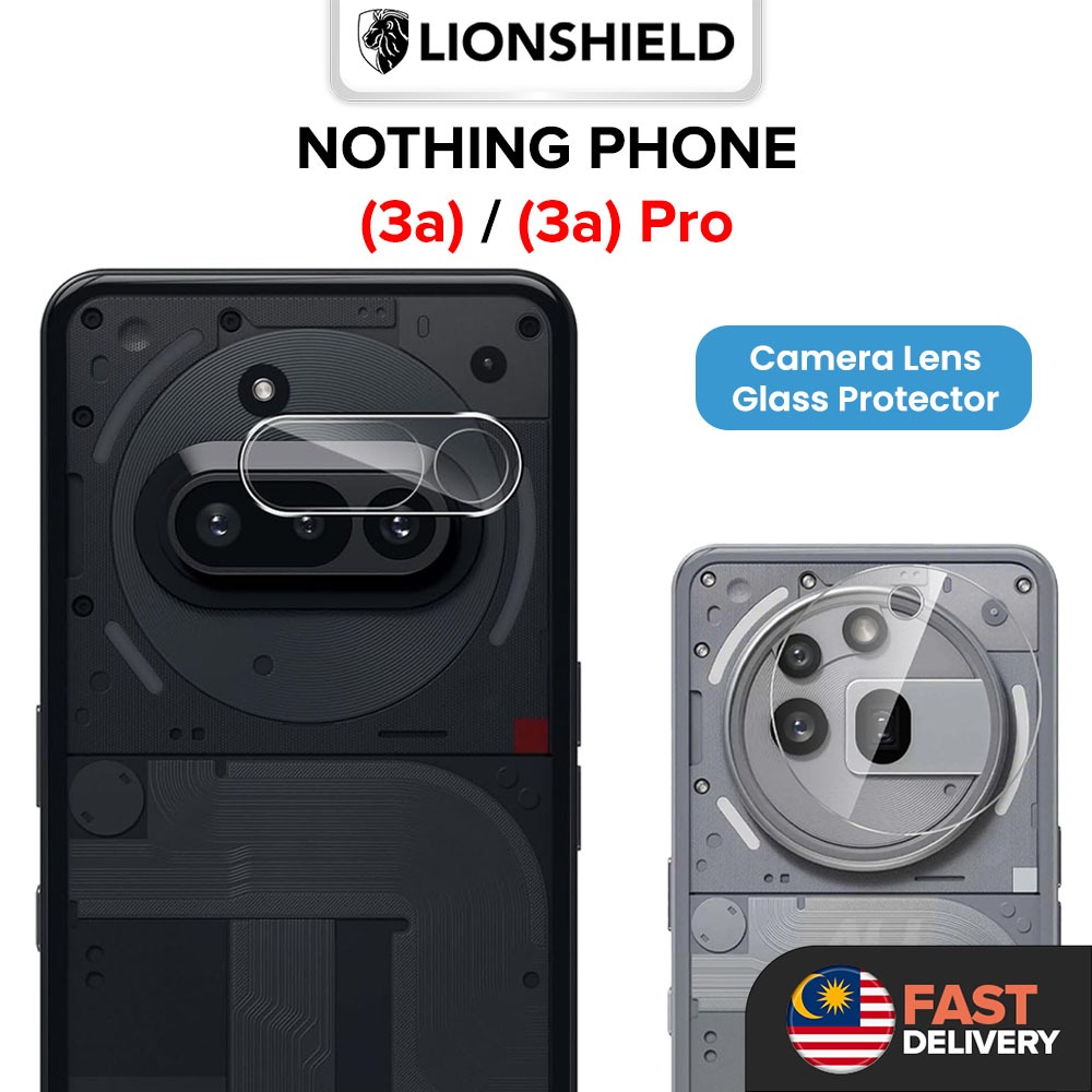 (MY) Nothing Phone (3a) / (3a) Pro Full Coverage Camera Protector Lens ...