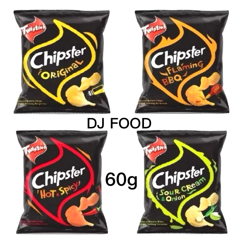 Twisties Chipster [Original/Sour Cream & Onion/Hot & Spicy/Flaming BBQ ...