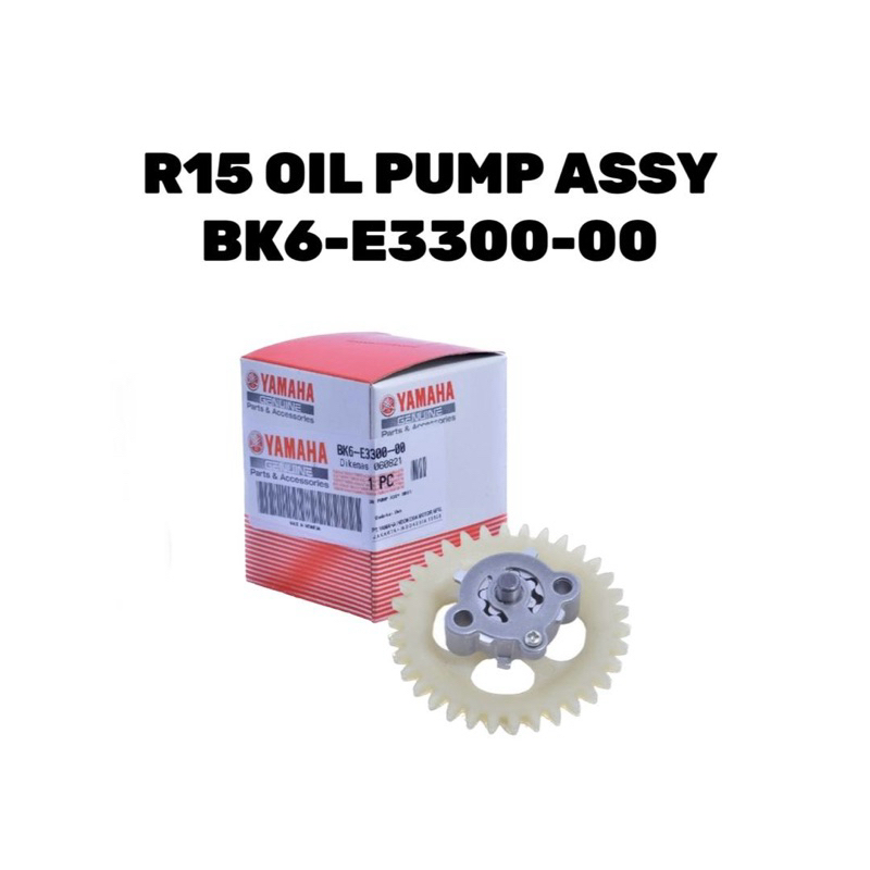 YAMAHA R15 V3 / MT15 / R15M / OIL PUMP ASSY 100%ORIGINAL (BK6-E3300-00 ...