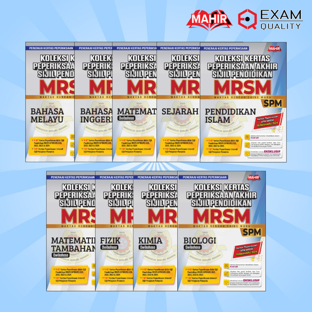 Koleksi Kertas Peperiksaan Akhir Sijil Pendidikan MRSM SPM 2025 ...