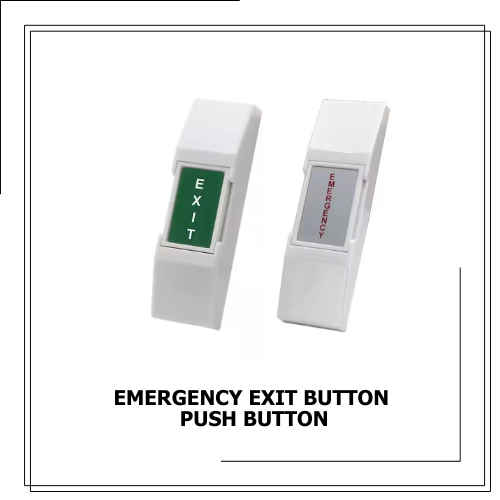Mini Emergency Exit Button Push Button 12V Fireproof Plastic Access Control Exit Button | Shopee ...