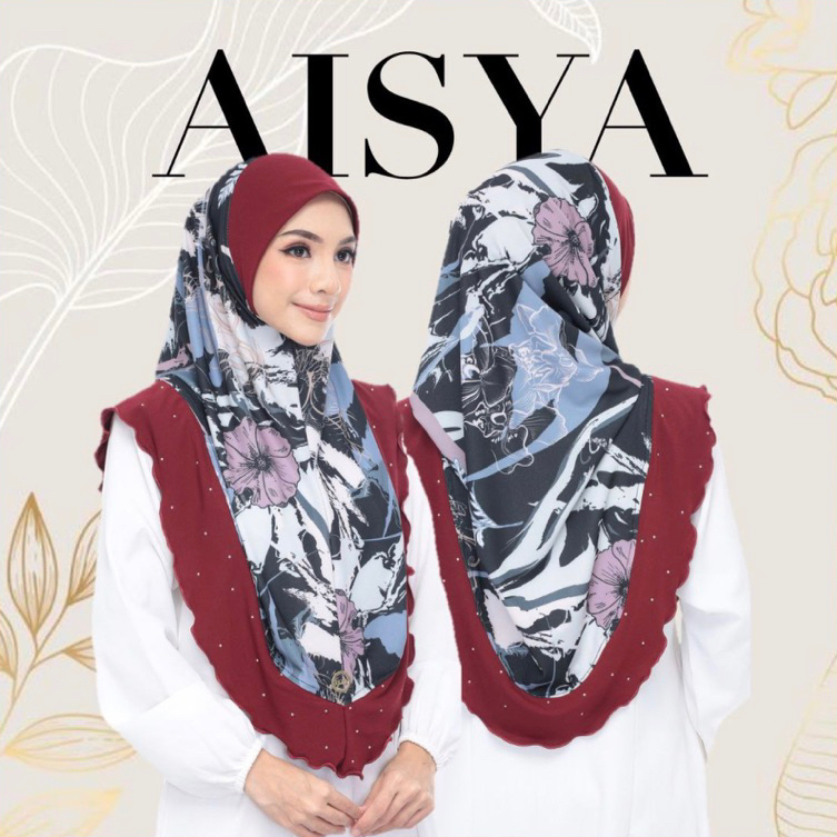 Tudung Raya Sarung Instant Corak 5D Diamond Ada Batu Free Saiz Ironless ...