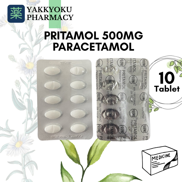 Prime Pritamol Paracetamol 500mg Tablets Same as Panadol (Relief of ...