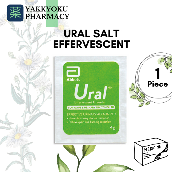 Abbott Ural Effervescent Granules For Gout & Urinary Tract Health Lemon ...
