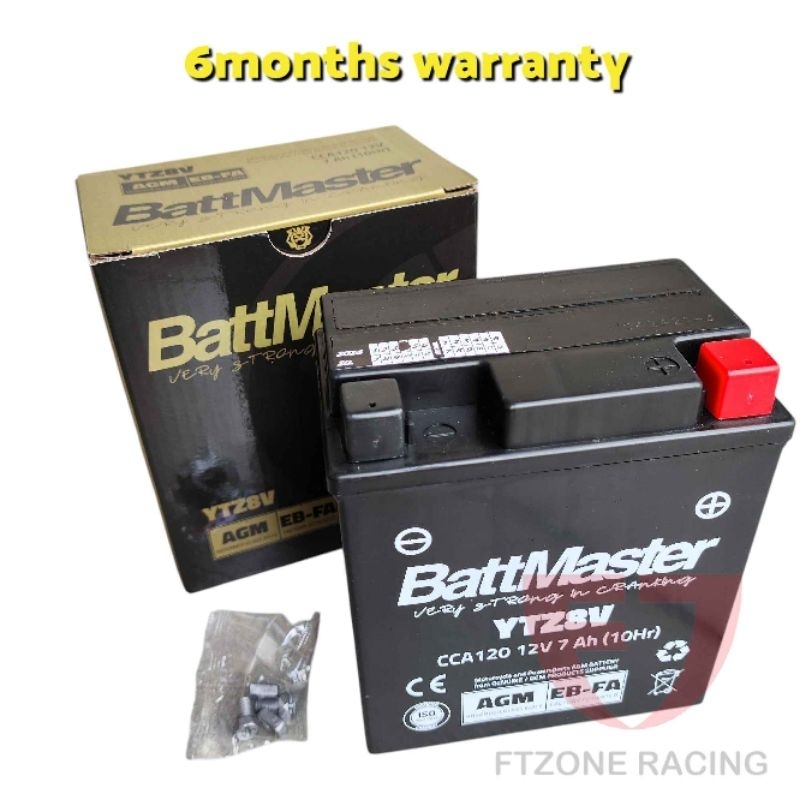 Battmaster YTZ8V Battery XMAX R25 MT25 | Shopee Malaysia