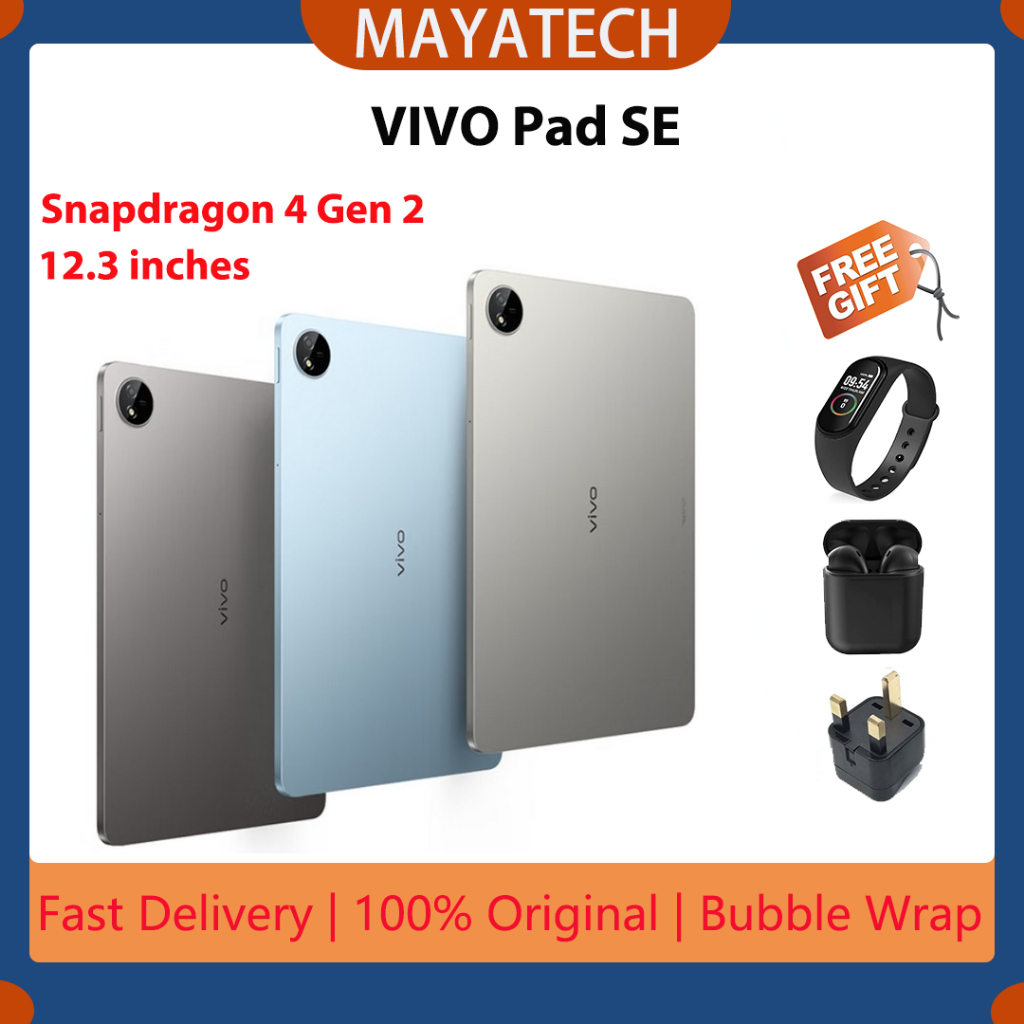 Brand New VIVO Pad SE Snapdragon 4 Gen 2 12.3 inches 90 Hz refresh ...