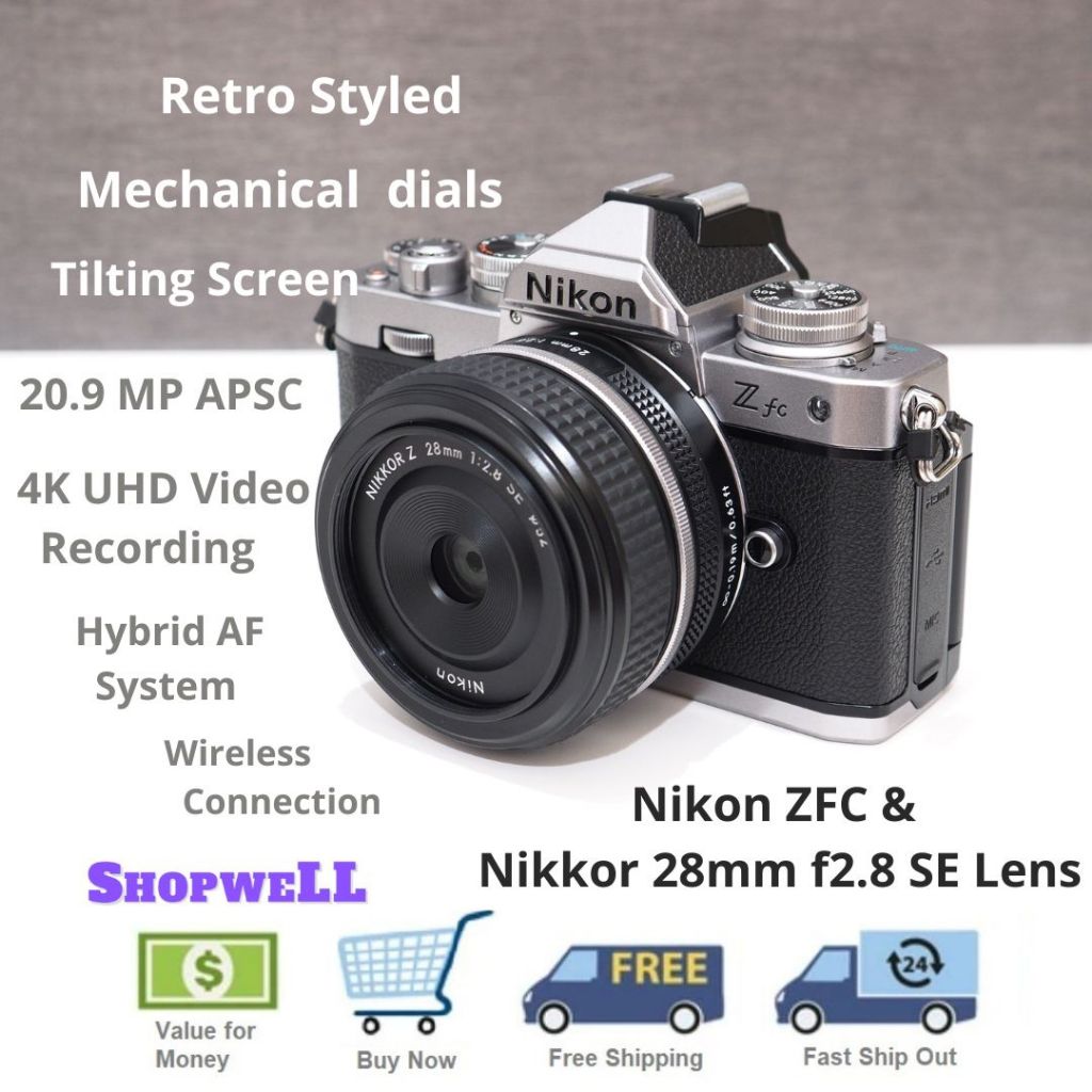 Used Nikon ZFC Camera Mirrorless Camera - Excellent Condition | Shopee ...