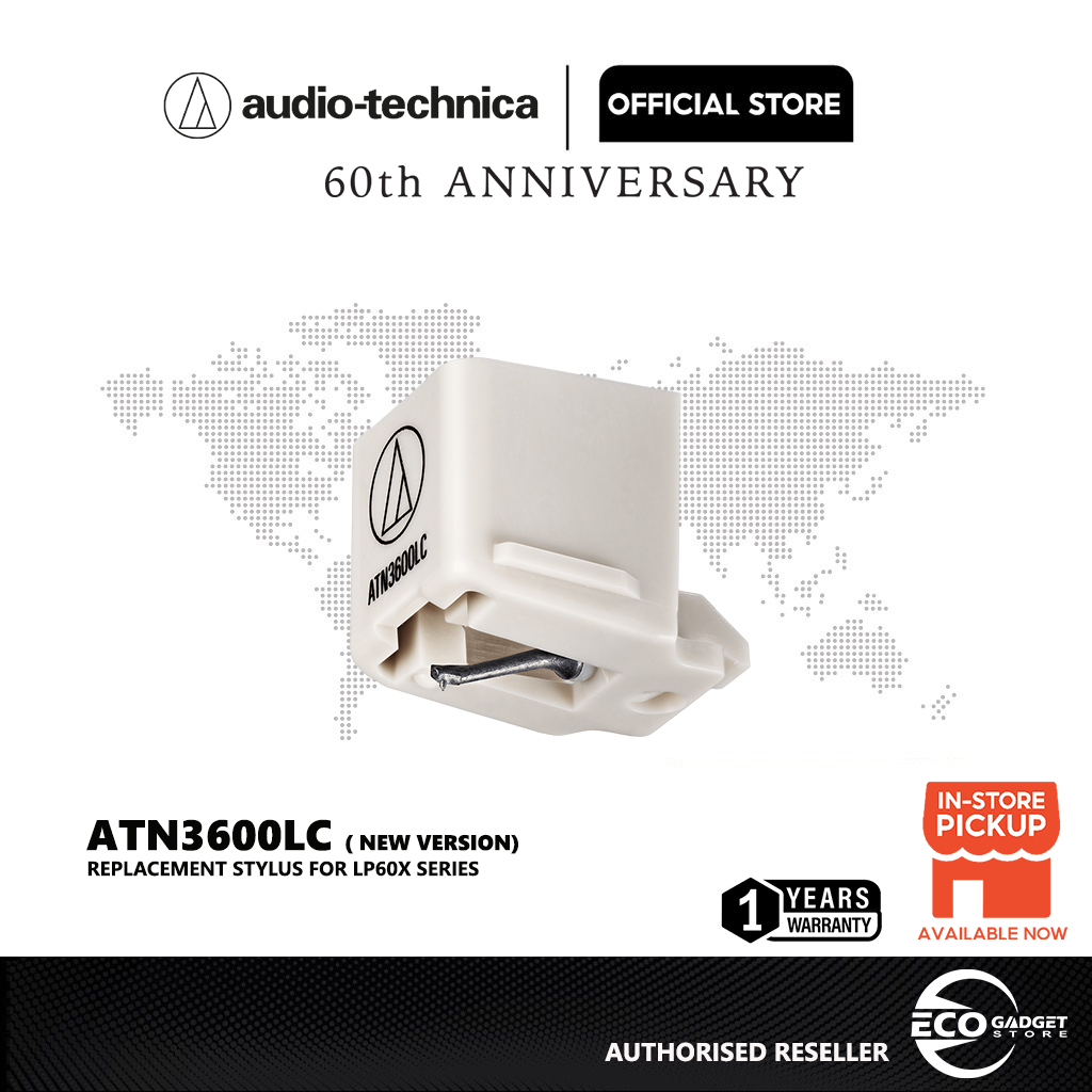 Audio-Technica Replacement Stylus cartridge ATN3600L ATN3600LC | Shopee ...