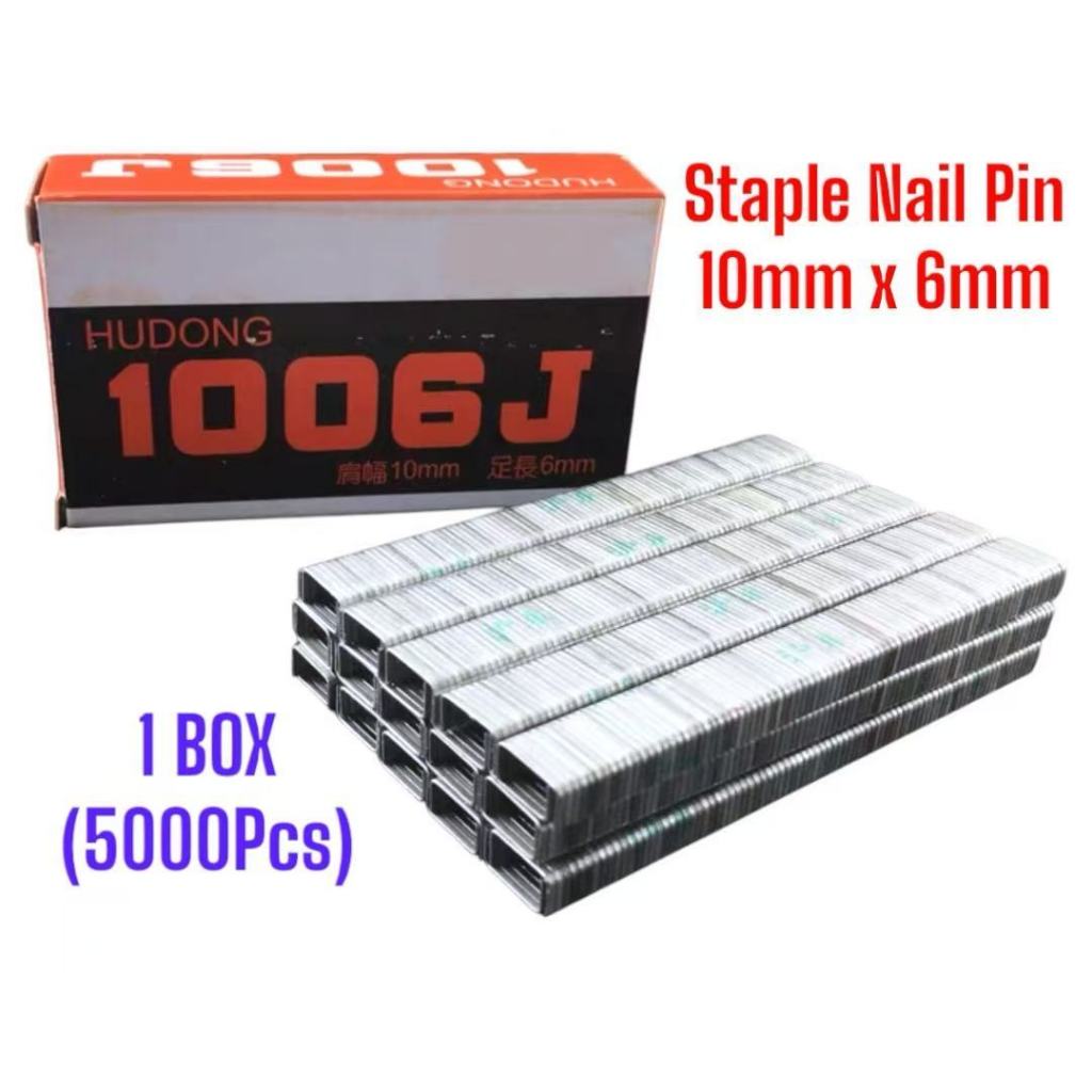 1006J Stapler Pin AIR GUN STAPLER ANGIN 10x6mm Air Pneumatic Nail ...