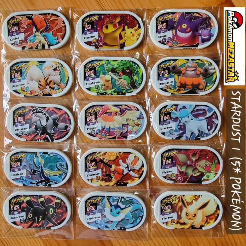 Pokemon Mezastar Stardust 1 (Original English Version) - 5 Stars Meza ...