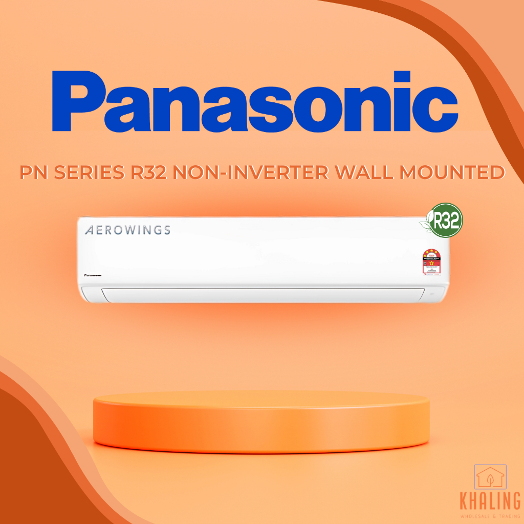 Panasonic Non-Inverter 1.0HP-3.0HP PN Series R32 Wall Mounted Air ...