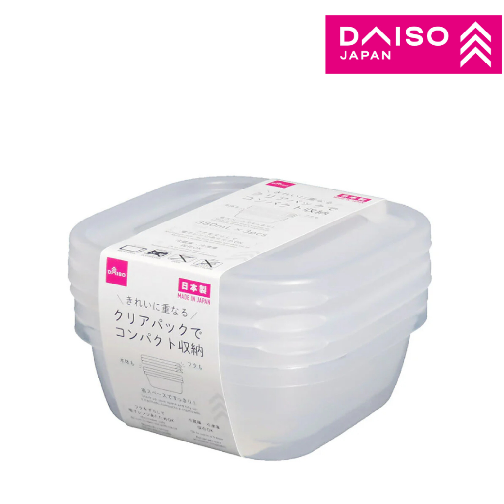 Daiso Food Storage Container (380 , 750ml ) | Shopee Malaysia