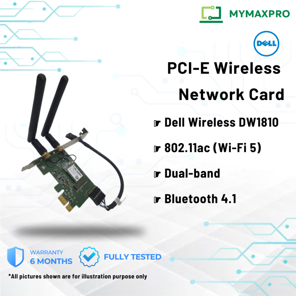 Dell PCI-E Wireless Network Card (0FR13Y / FR13Y) +WIFI 5 802.11AC (M.2 ...