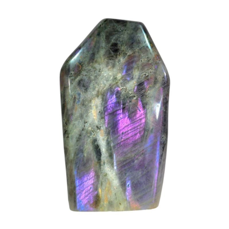 Stunning Rare Large Rainbow Purple Flash Labradorite Free Form Specimen ...