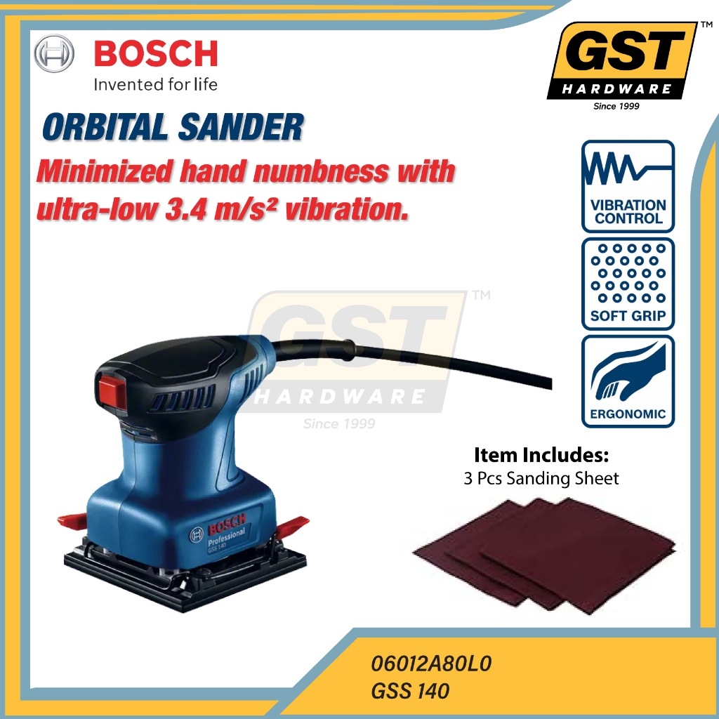 Bosch Orbital Sander GSS 140 Professional Bosch Sander Machine Orbital ...