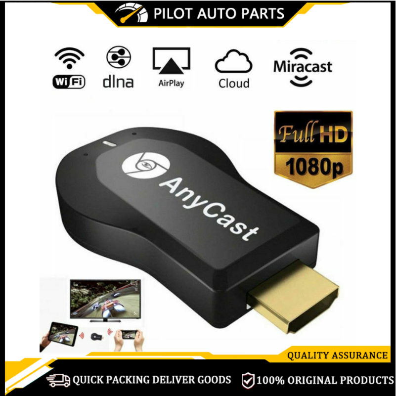Anycast Screen Sharing M9 Plus Wireless Dongle Phone to TV Screen ...