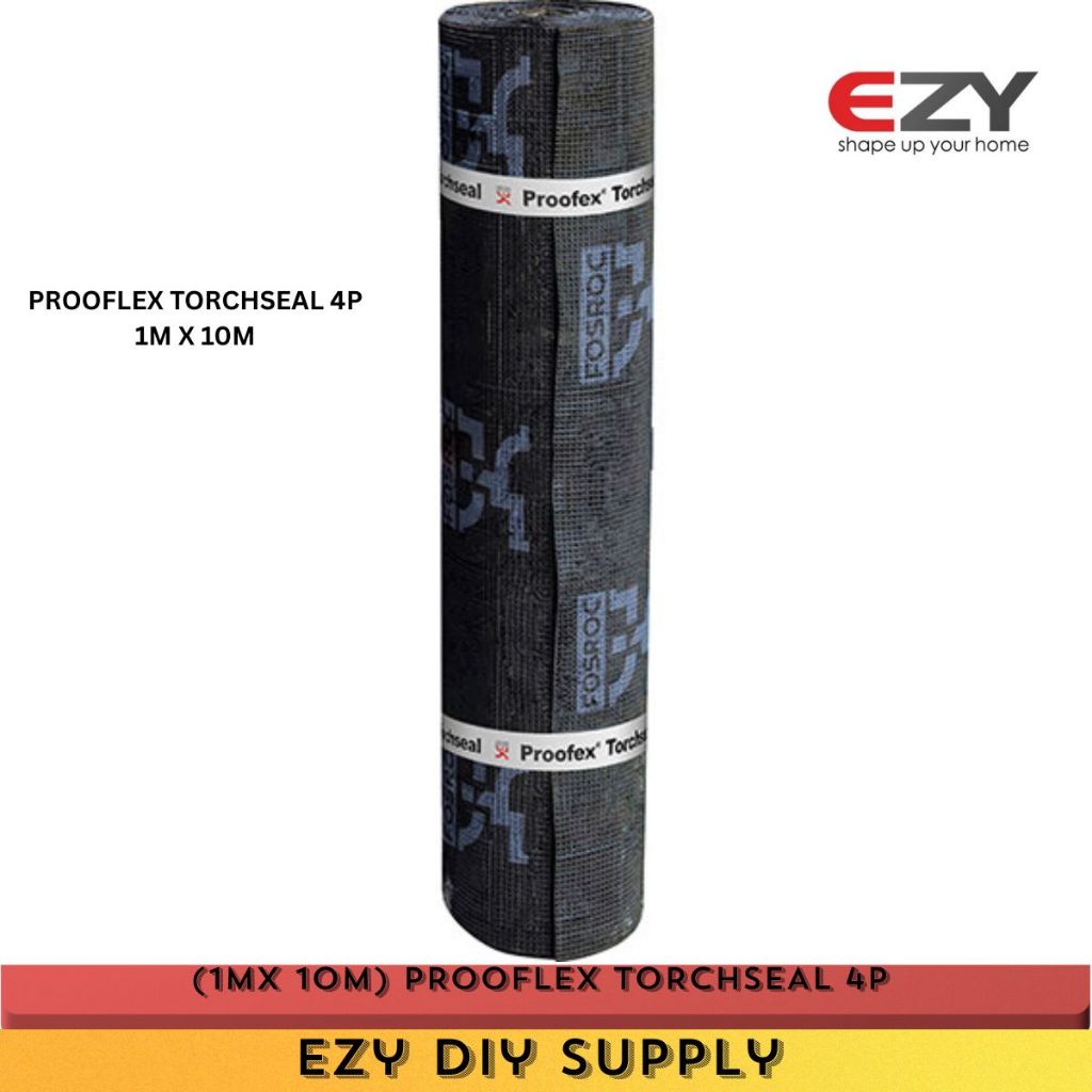 (1M X 10M) PROOFEX Torchseal 4MM Asphalt TORCH ON BITUMINOUS MINERAL ...