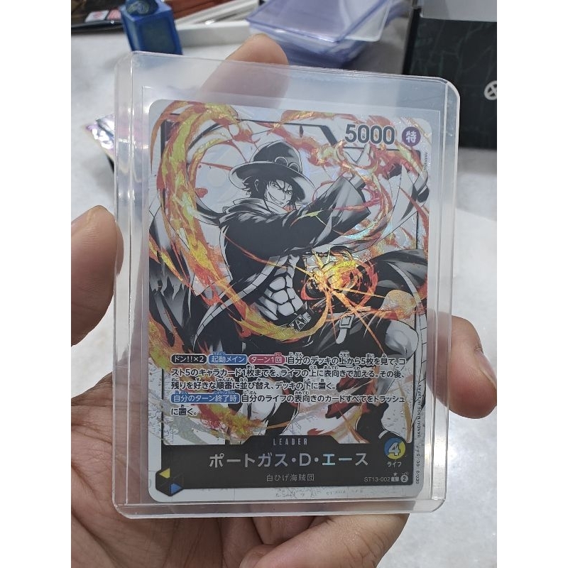 Bandai One Piece OPTCG Parallel AA ST13-002 Leader Ace | Shopee Malaysia