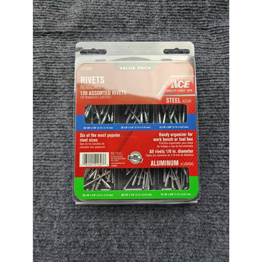 ACE ASSORTED RIVETS | Shopee Malaysia