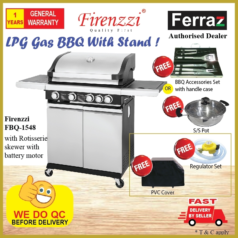 Firenzzi FBQ-1548 BBQ Expert Grill / Firenzzi FBQ-1038 BBQ Expert Grill ...