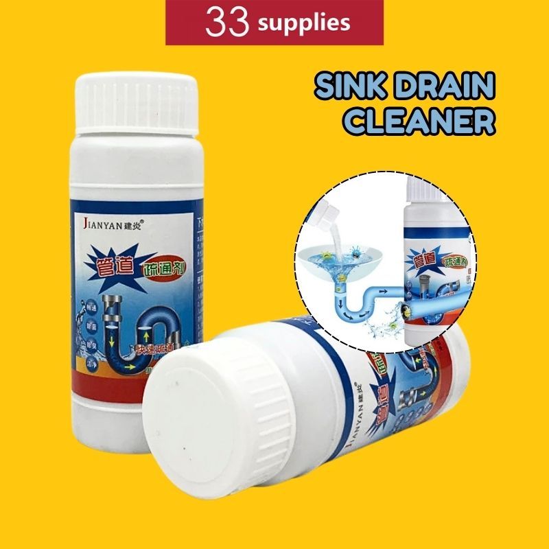 Pipe Cleaner Tolite Clear Sink Drain Cleaner Chemical for Kitchen ...