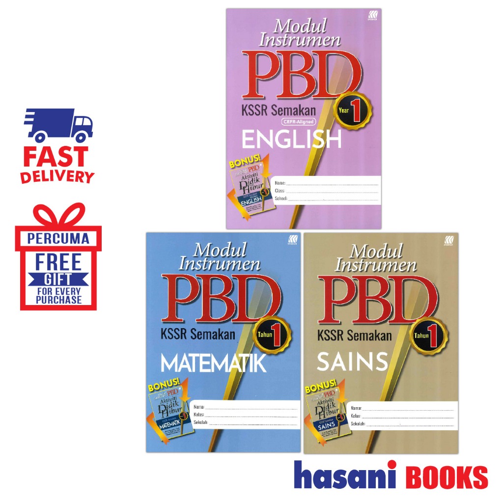 Hasani Sasbadi Buku Latihan Modul Instrumen PBD KSSR Semakan Tahun 1 | Shopee Malaysia