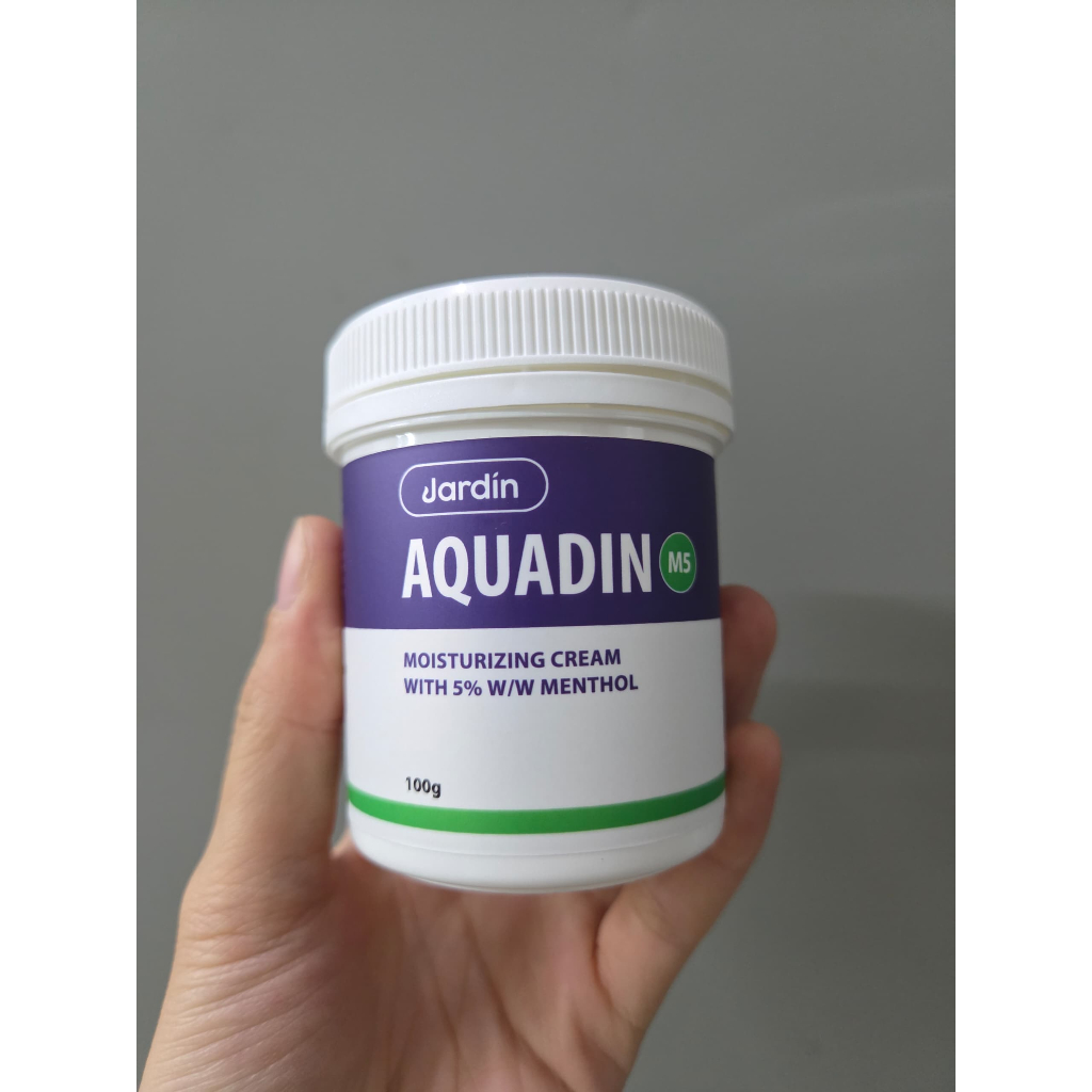 Jardin Aquadin M5 cream (Menthol 5% w/w in Aqueous cream) 100g | Shopee ...