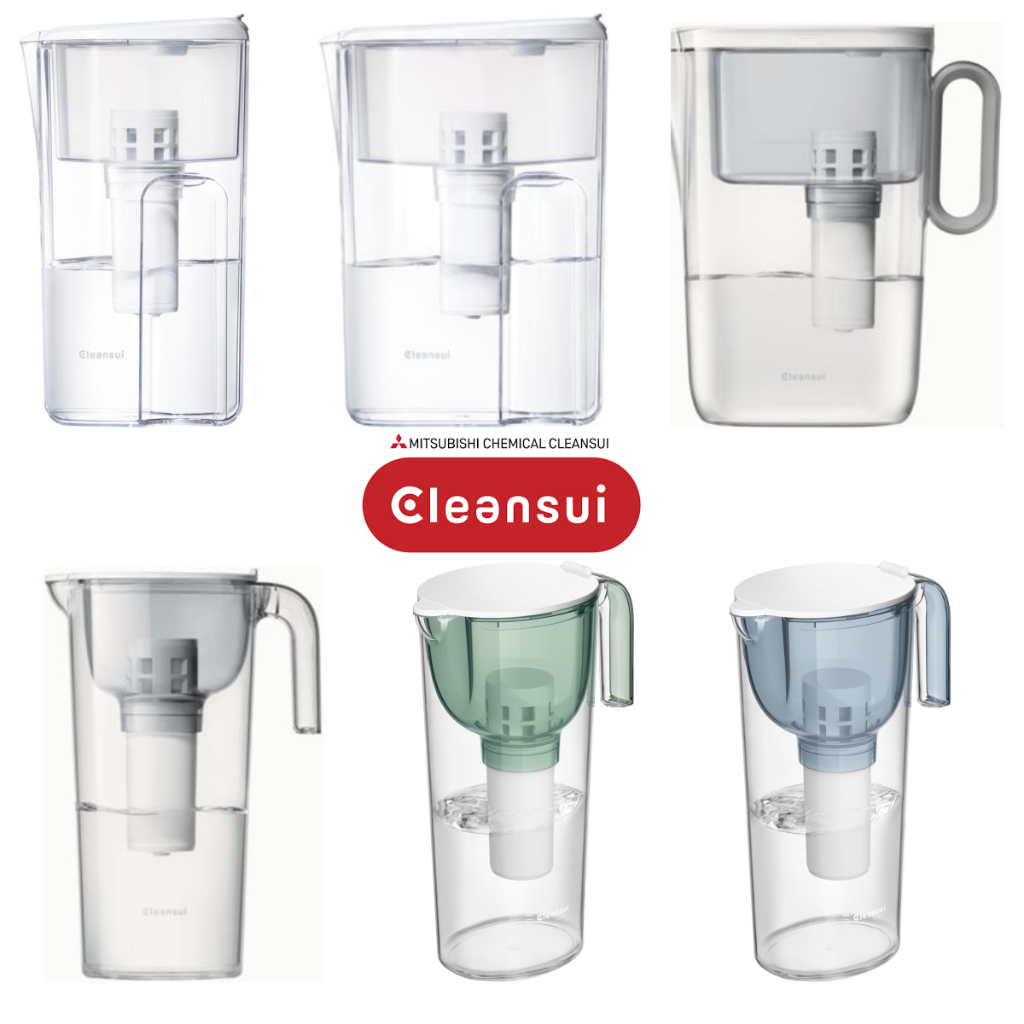 [Cleansui-Mitsubishi Chemical] Pot Type Water Purifier 4 TYPES: CP405, CP407, CP508-GR, CP503-GR ...