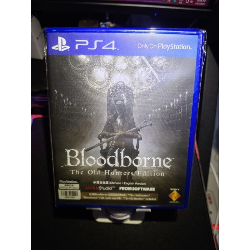 PS4 Bloodborne The Old Hunters Edition Video Game Box Cover Art, game ...