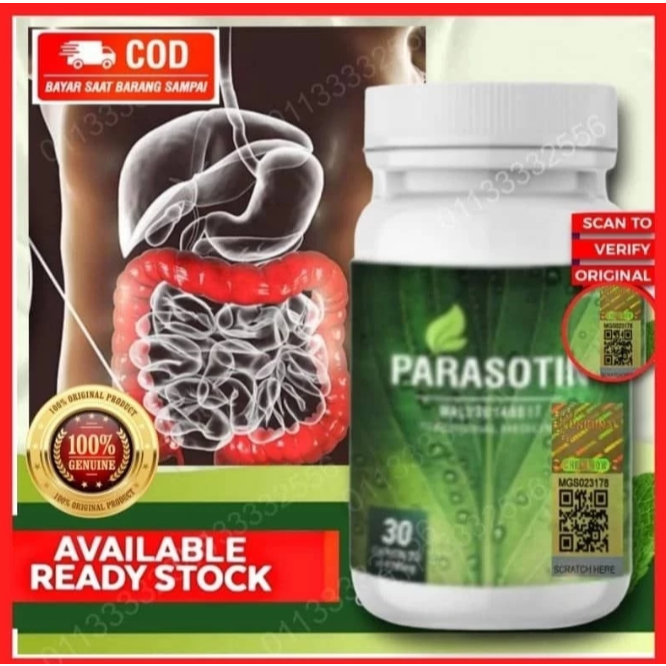 [ Ready Stock ] 30 Capsule RAWAT USUS PARASOTIN ORIGINAL 2026 | Shopee ...