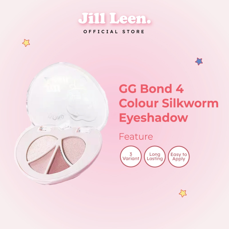 Jill Leen GG Bond 4 Colour Silkworm Eyeshadow Jillleen 猪猪侠联名四色卧蚕眼影盘 ...